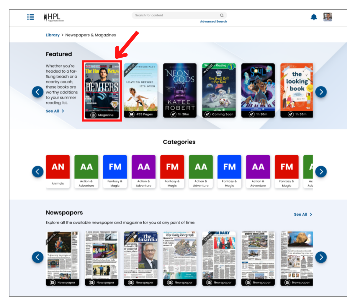 How to Access PressReader Via The Boundless Website