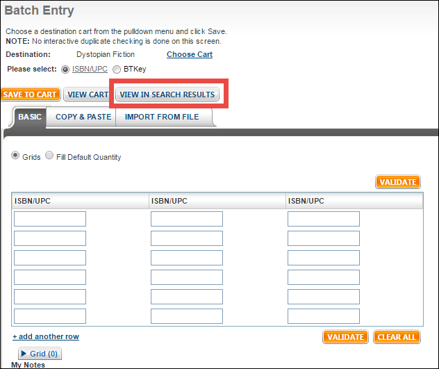 How Do I View Batch Entry in Search Results?