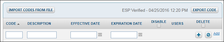 Setting up New Grid Fields and Codes